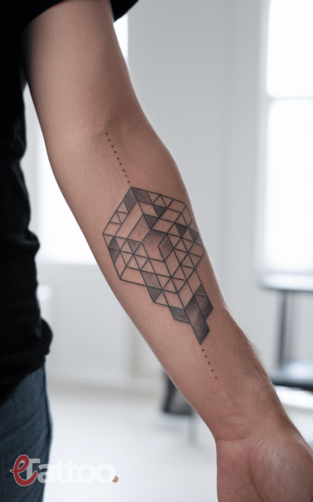 12 Stunning Geometric Arm Tattoo Ideas You’ll Totally Love - ETattoo